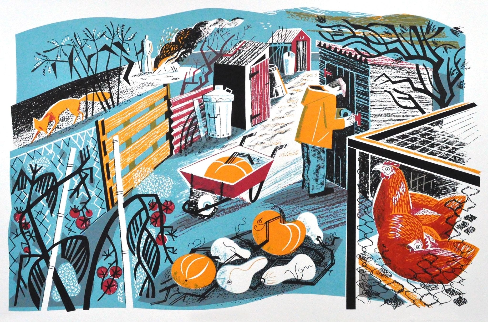 All Hallows - Original Screen Print by Clare Curtis. – Penfold Press