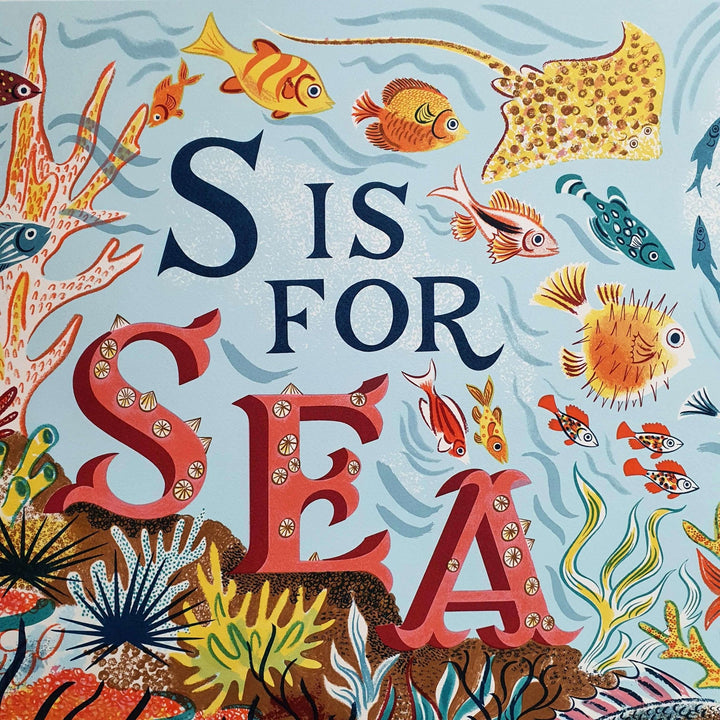 S is for Sea - Original Print By Emily Sutton – Penfold Press